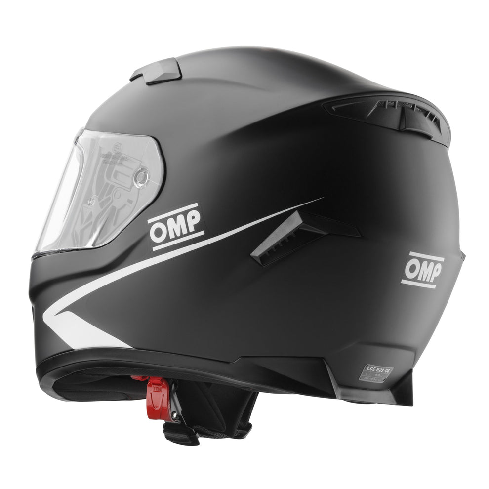 OMP CIRCUIT EVO 2 Crash Helmet Full Face Karting Track Days ECE in 3 C ...